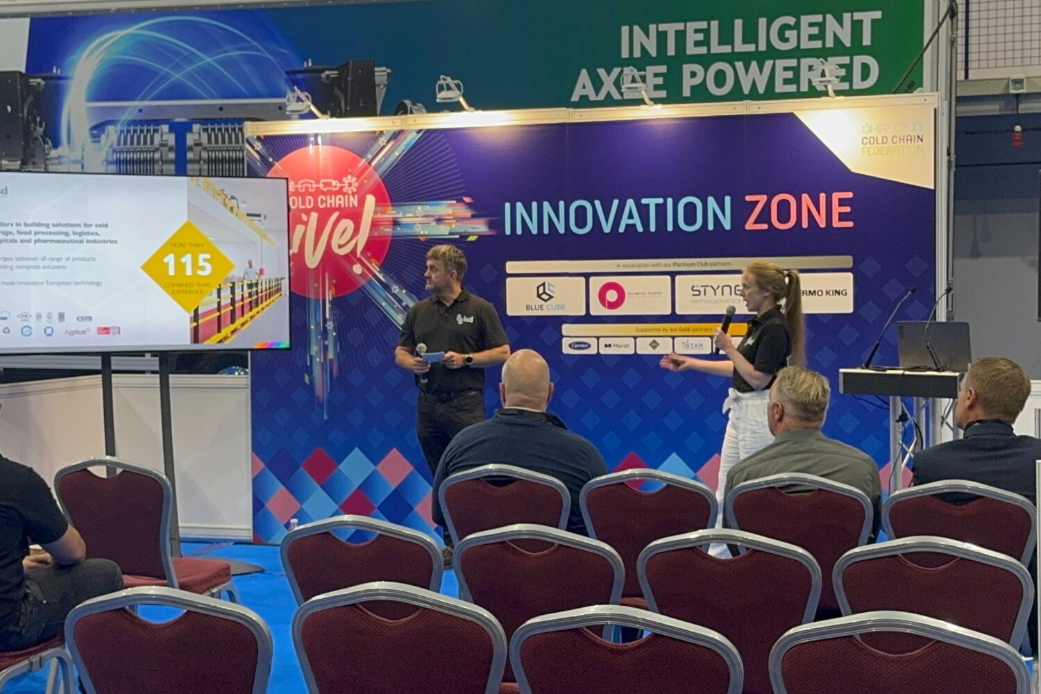 Presenting Panel Chok Facility Protection at Cold Chain Live 2024 - ISD Solutions